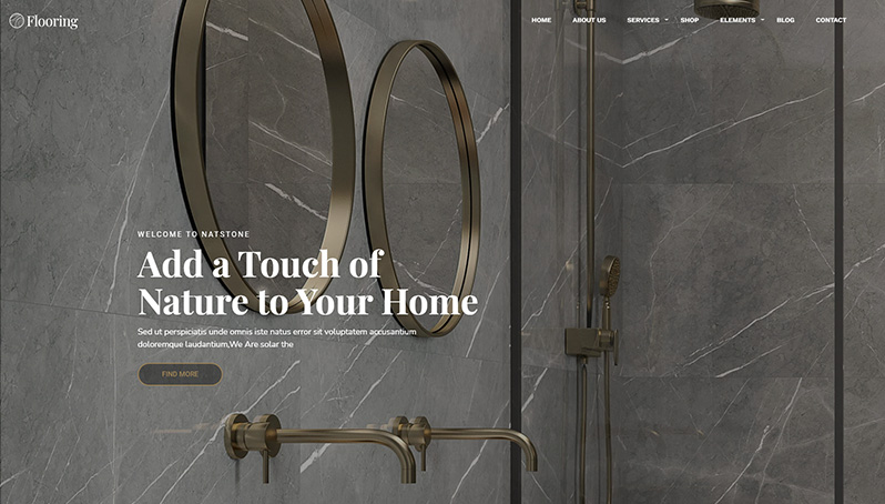 Flooring, Paving and Tiling Services WordPress Theme Demos